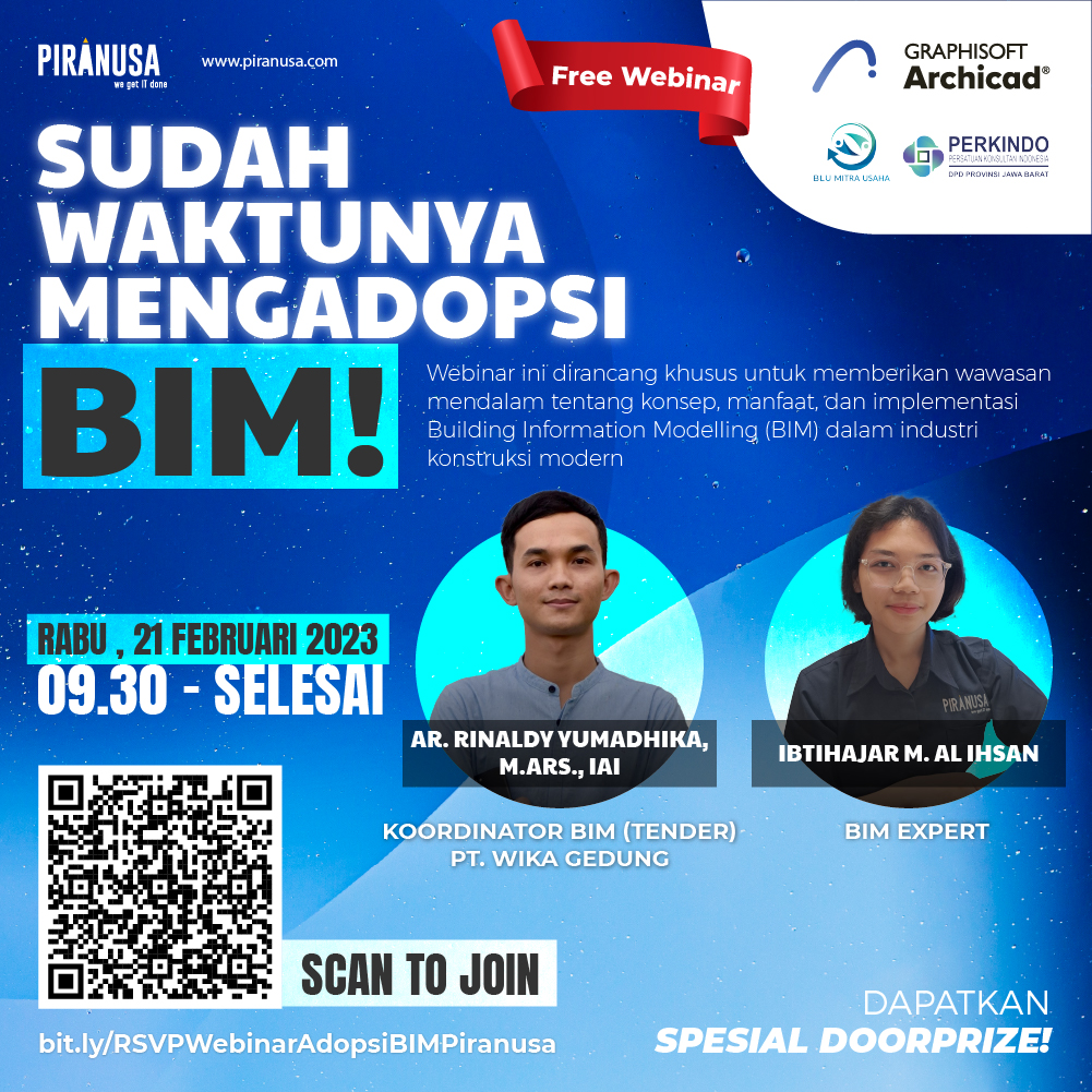 Webinar Sudah Waktunya Mengadopsi BIM! - PT. Piranti Nusantara Teknologi