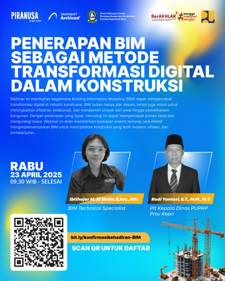 Dimensi BIM 2D, 3D, 4D, 5D, 6D, dan 7D - PT. Piranti Nusantara Teknologi